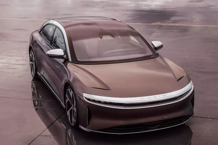 2021-2022 Lucid Air, вид спереди