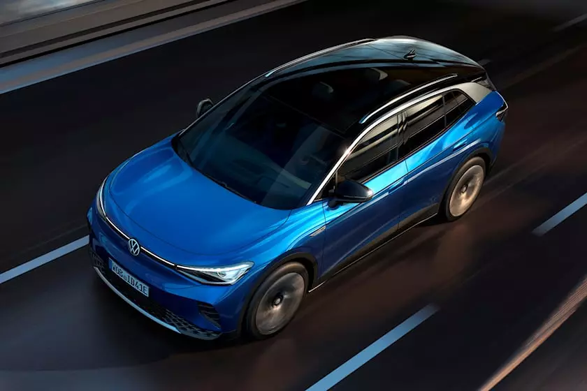 2021-2022 Volkswagen ID.4 Горен поглед