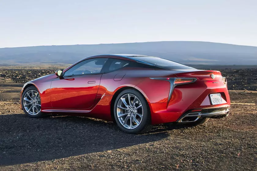 2018-2020 Lexus LC 500 පසුපස කෝණ දසුන