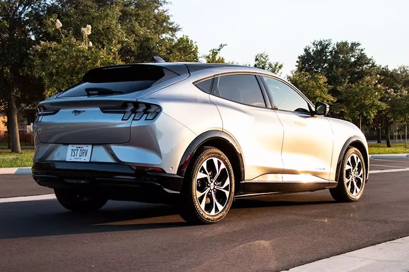 2021-2022 Ford Mustang Mach-E Rear Angle View