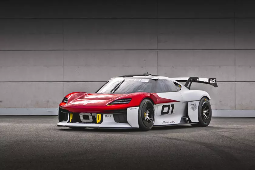 Porsche presenta la impressionant Mission R Electric Racer 43132_1