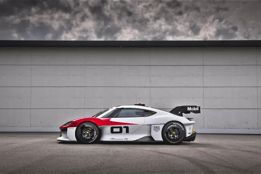 „Porsche“ pristato stulbinančią „Mission R Electric Racer“. 43132_3