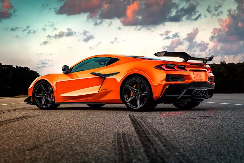 2023 Chevrolet Corvette Z06 Coupe Rear Angle View