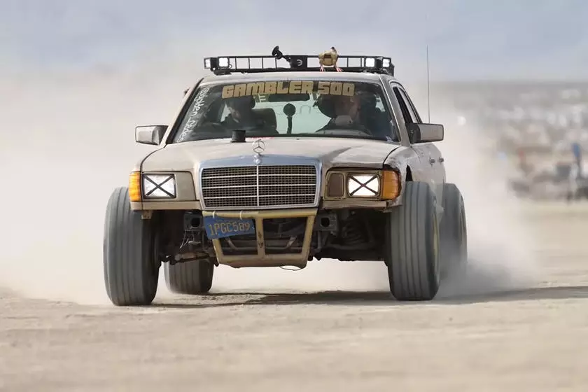 Skemmtilegur Mercedes S-Class breyttur í Rally Warrior 43403_6