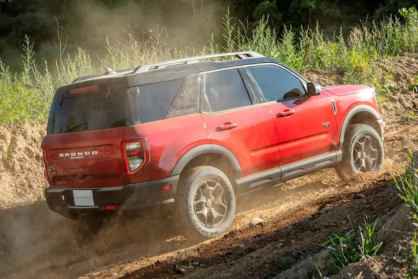 2021-2022 Ford Bronco Sport Vue arrière Conduite