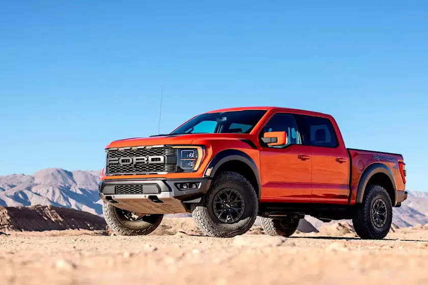 2021-2022 Ford F-150 Raptor Front Angle View
