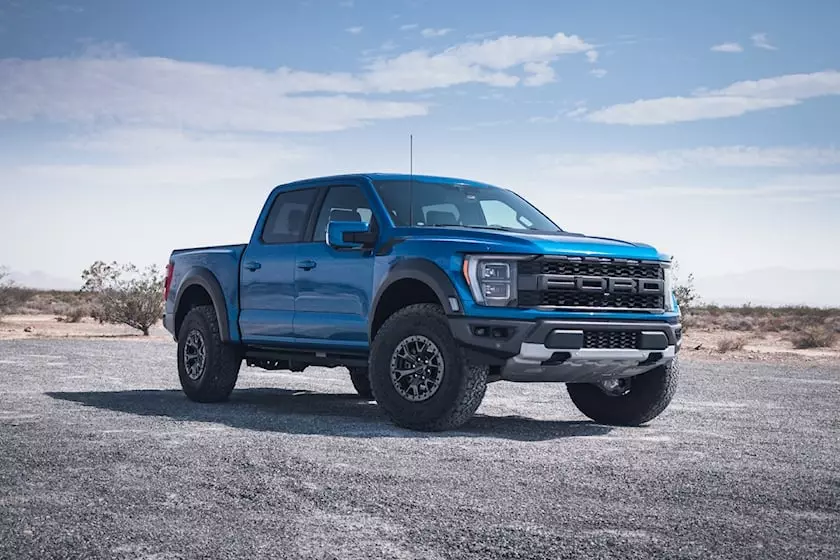 2021-2022 Ford F-150 Raptor Front Angle View