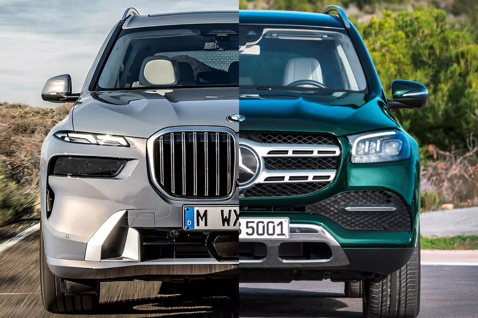 2023 BMW X7 vs. Mercedes-Benz triedy GLS: Luxusné SUV Shootout