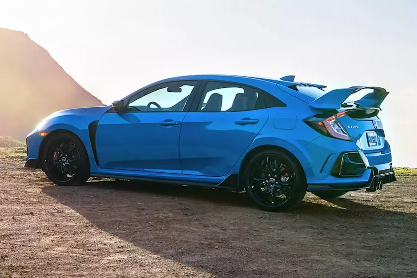 2020-2021 Honda Civic Type R бүйірлік көрінісі