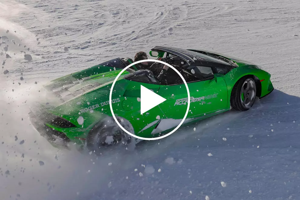 Lamborghini Huracan Ati Awọn oniwun Urus Ti a pe si Iṣẹlẹ Wiwakọ Snow Apọju