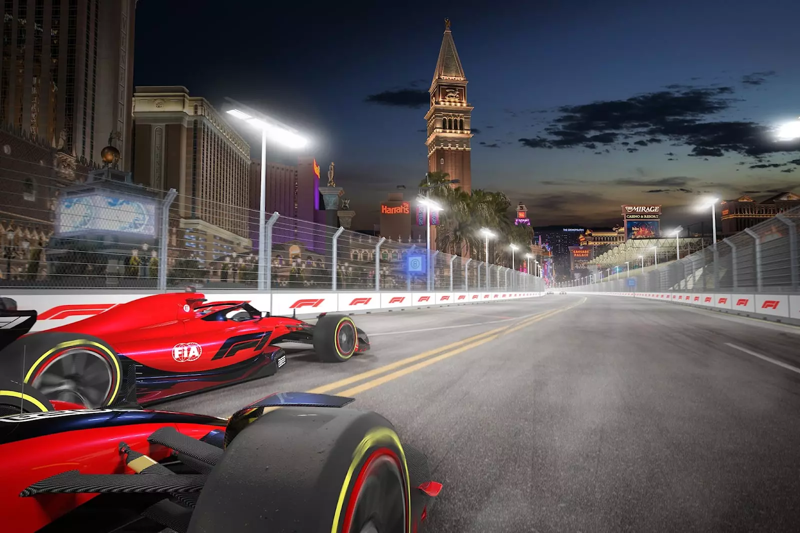 Ofisialy: Tonga any Vegas Baby ny Formula 1!