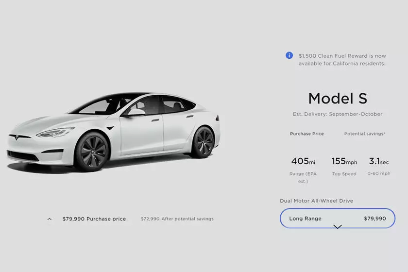 Tesla Model S Long Range berria ez da agindu bezain urrun joango 45463_5