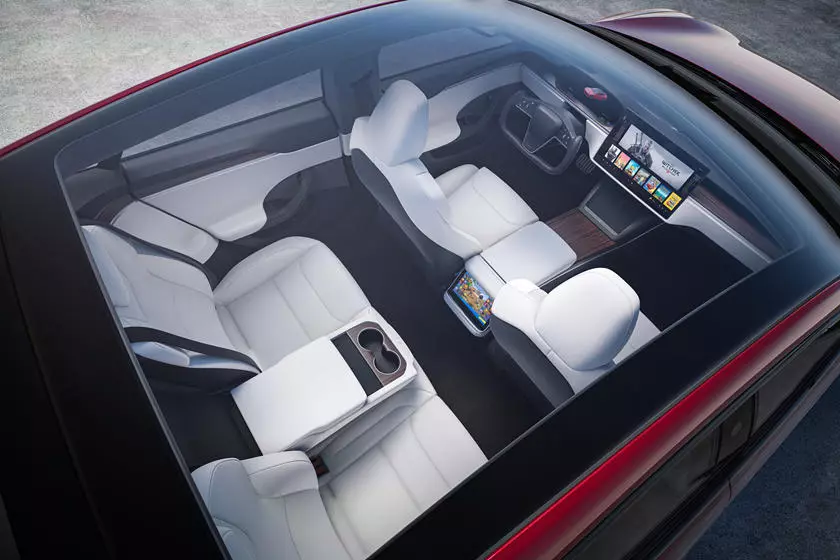 Prezentare generală a interiorului Tesla Model S 2017-2021