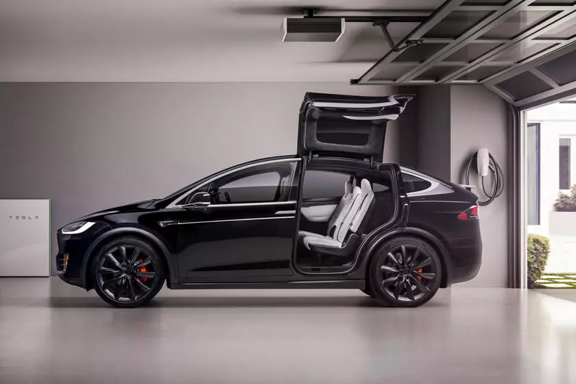 2016-2020 Tesla Model X, вид сбоку