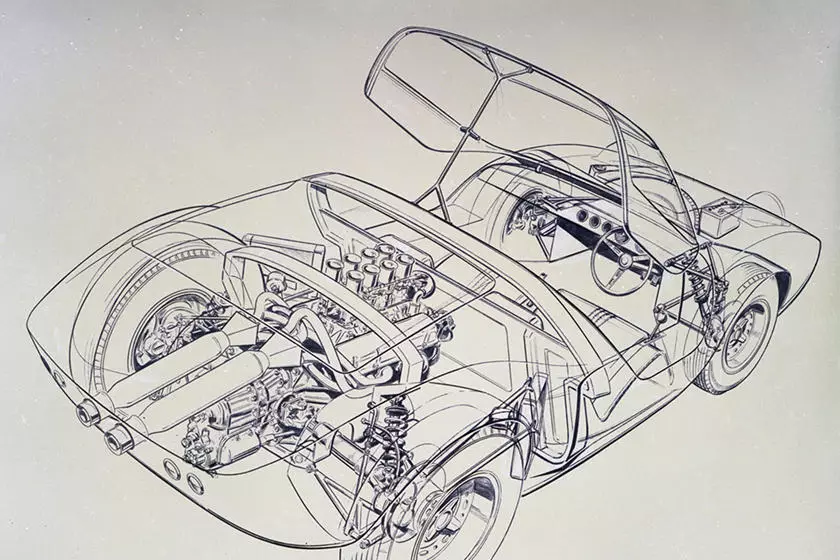 Ford nthuav tawm Thaum Ntxov Sketches Ntawm Legendary GT40 45744_4