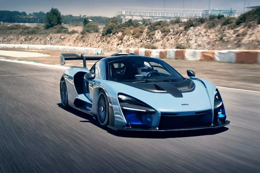 2019 McLaren Senna Front View Driving