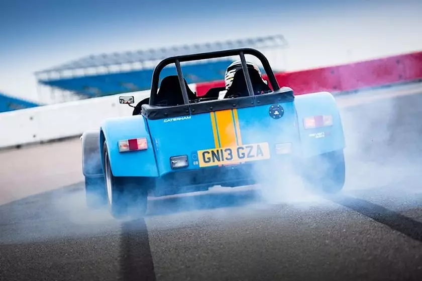 2018-2020 Caterham Seven 620 Ação, Dinâmico, Burnout