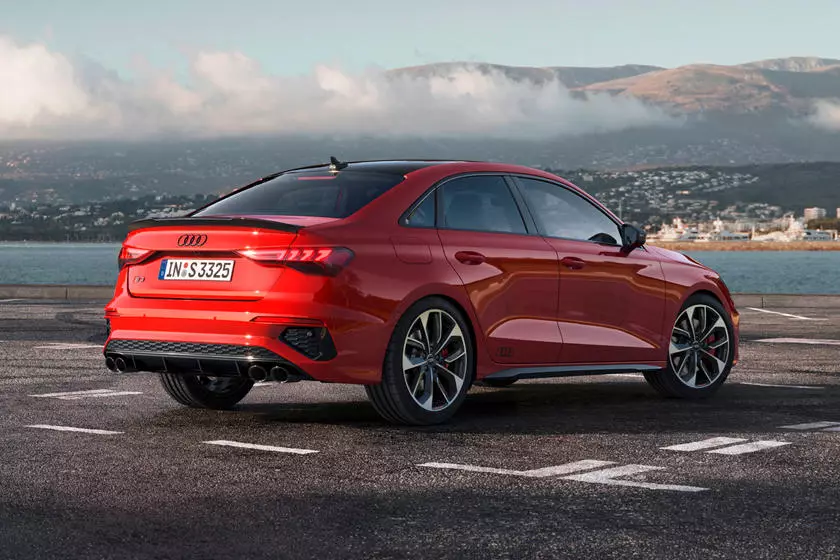 2022 Audi S3 Sedan Rear Anggulo View