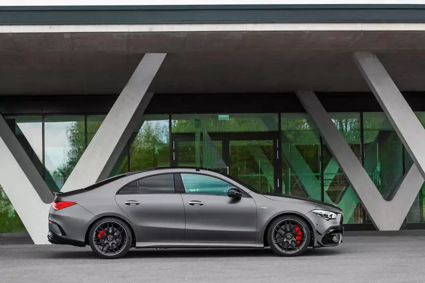 Mercedes-Benz AMG CLA 45 Side View ປີ 2020