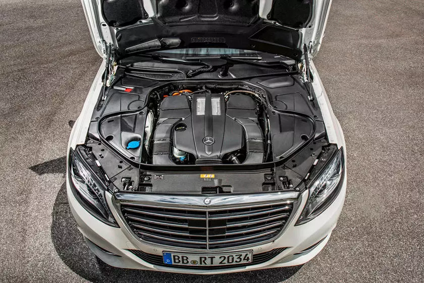 2015-2017 Mercedes-Benz S-Klasse Hybrid Motorraum