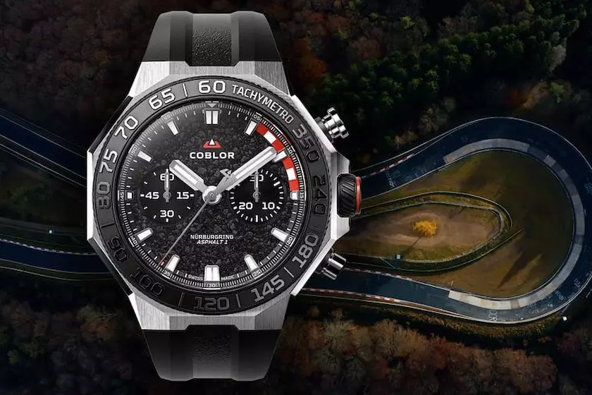 Cette montre est fabriquée avec du véritable asphalte du Nurburgring