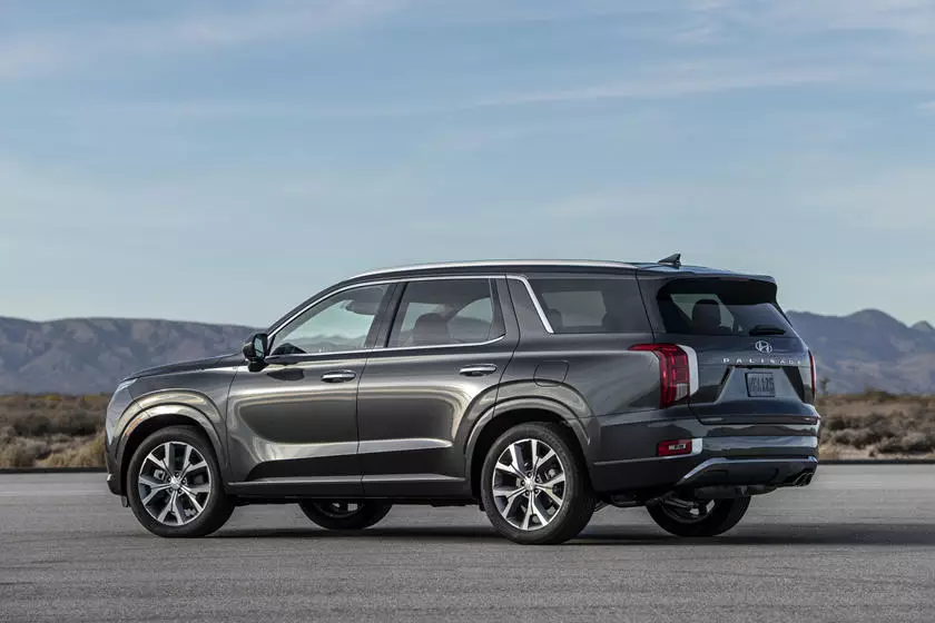 2020 Hyundai Palisade Mtazamo wa Nyuma wa Upande wa Kushoto