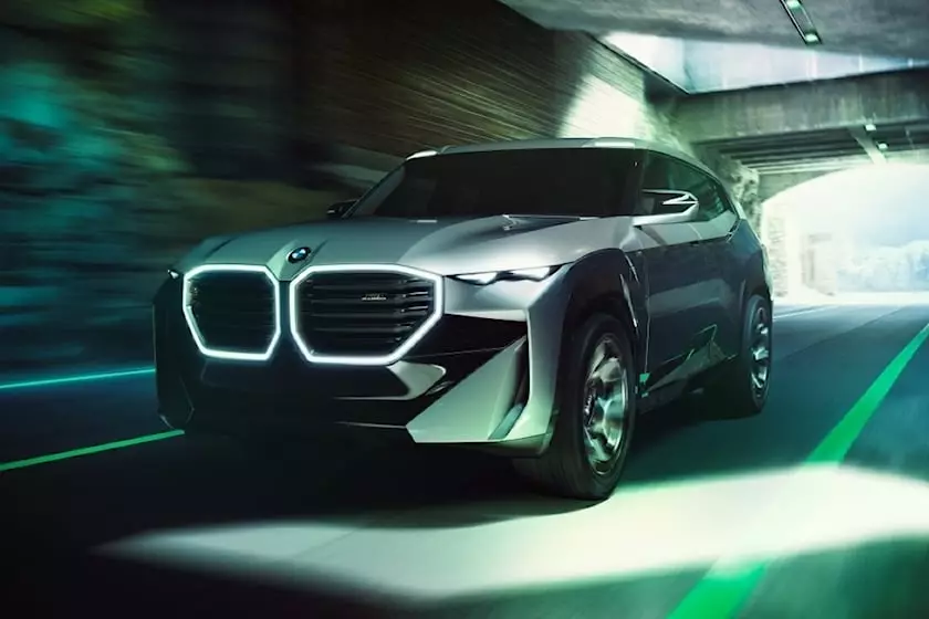 2023 BMW XM Driving Front Angle