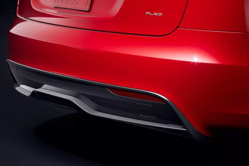 2021 Tesla Fa'ata'ita'iga S Plaid Rear Bumper