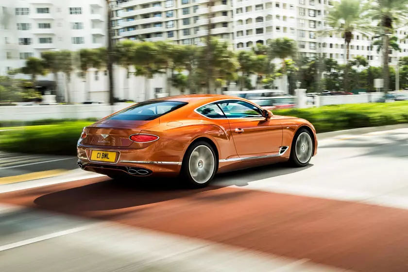 2019-2020 Bentley Continental GT Driving Back View