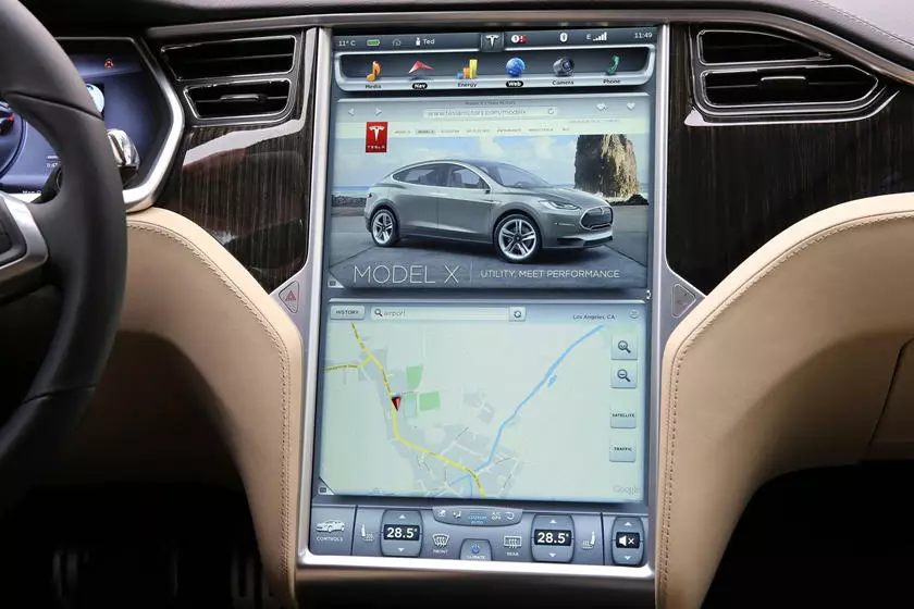 2012-2016 Tesla Model S мэдээллийн зугаа цэнгэлийн систем