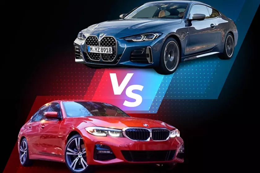 اسٹائل کا موازنہ: 2020 BMW 3 سیریز بمقابلہ۔ 2021 BMW 4 سیریز 50564_1