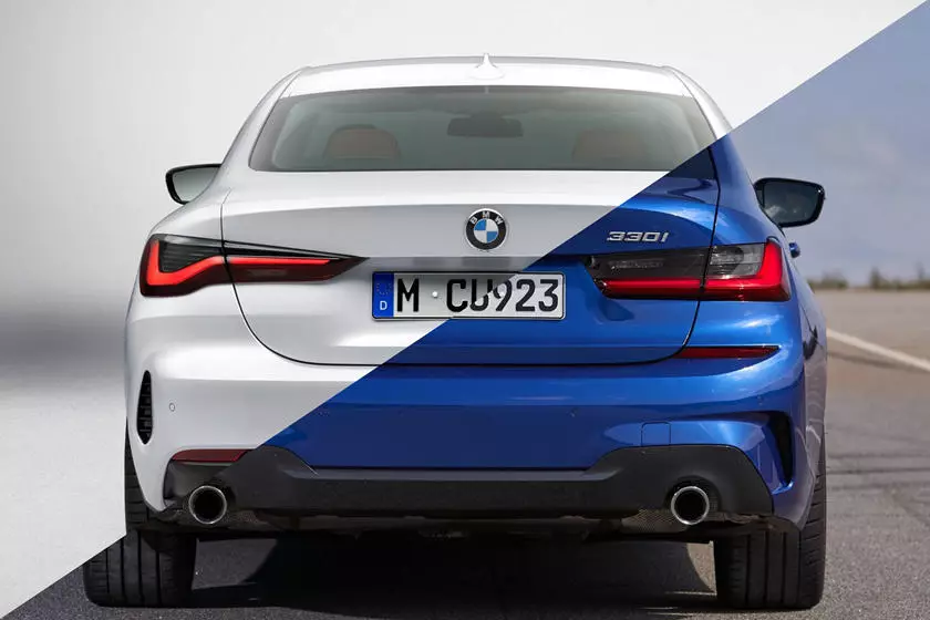 Afiwera iselona: 2020 BMW 3 Series Vs. 2021 BMW 4 jara 50564_11