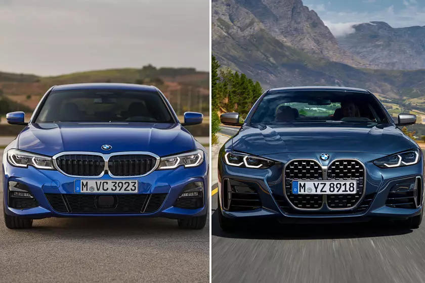 Stylingsammenligning: 2020 BMW 3-serie vs. 2021 BMW 4-serie 50564_2