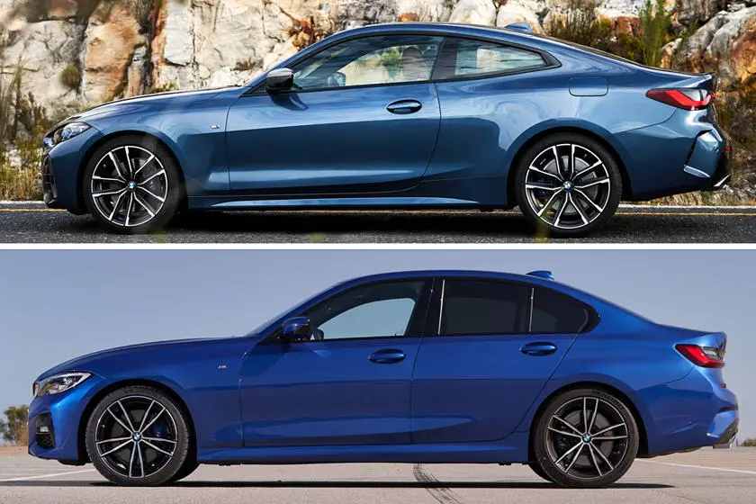 Comparación de estilos: BMW Serie 3 2020 vs. 2021 BMW Serie 4 50564_6