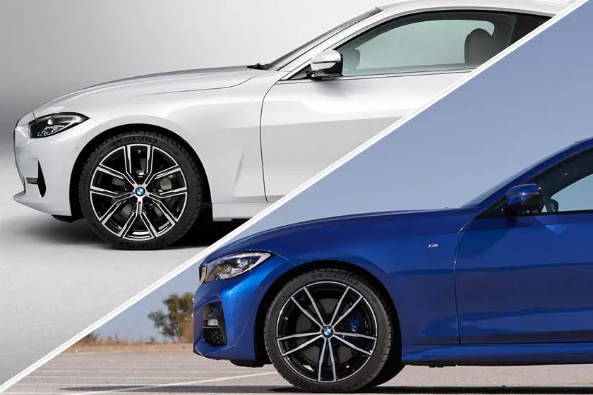 Comparação de estilo: 2020 BMW Série 3 vs. BMW Série 4 2021 50564_7