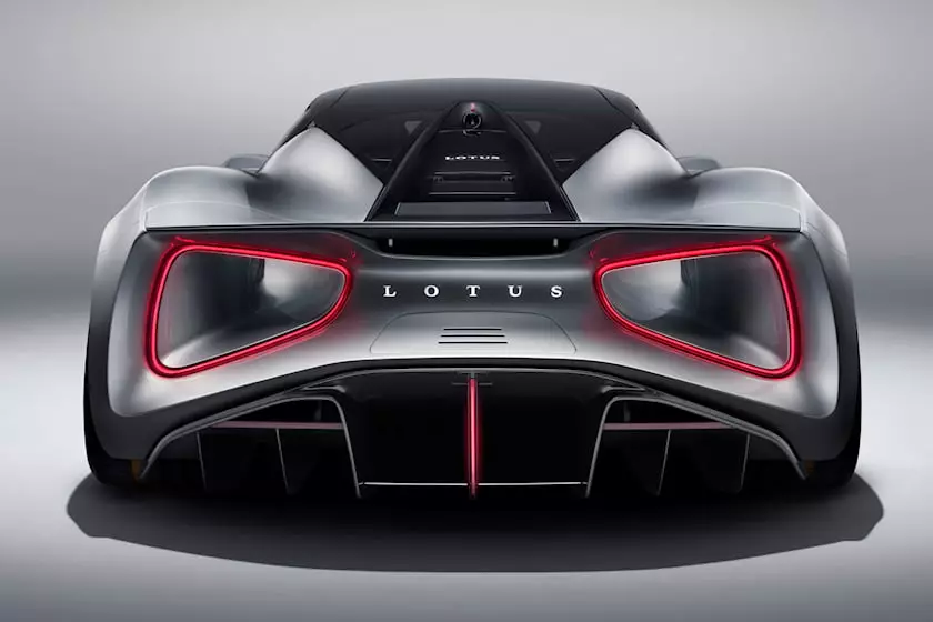 2020 Lotus Evija Hátulnézet