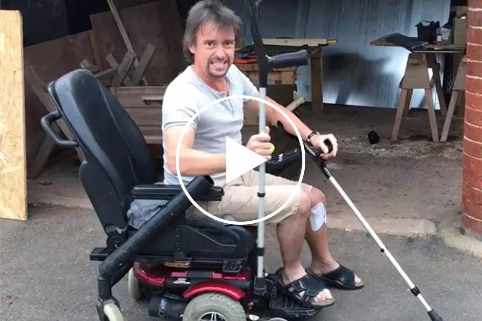 Ričarda Hamonda modificētais ratiņkrēsls ir ģeniāls trieciens