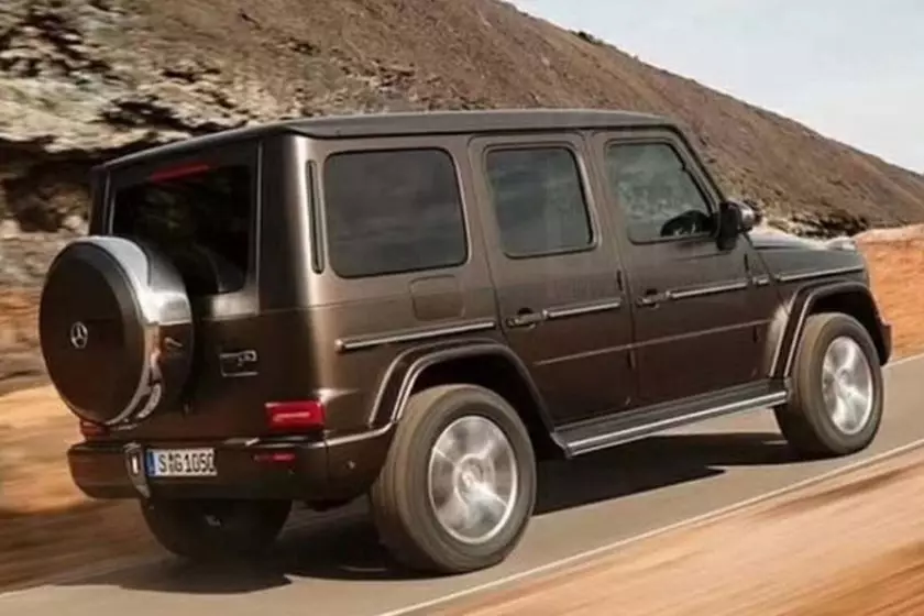 මේක තමයි! සියලුම-නව Mercedes G-Class ඉක්මනින් කාන්දු වේ 51236_2