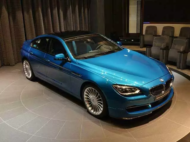 ຈົ່ງເບິ່ງຄວາມສະຫງ່າລາສີຂອງ Alpina B6 Gran Coupe ໃນ Atlantis Blue ກັບພາຍໃນທີ່ກົງກັນ 51322_1