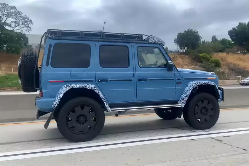 Hardcore Mercedes Triedy G 4x4 Squared Hits California Highway 51346_2