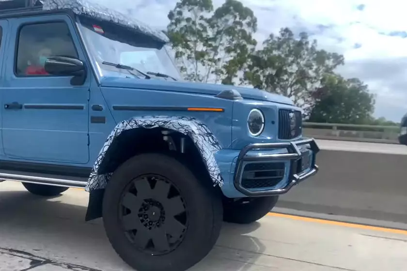 Hardcore Mercedes G-sarja 4x4 Squared Hits California Highway 51346_5