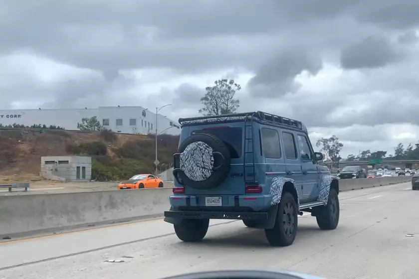 Hardcore Mercedes G-Klass 4x4 Squared Hits California Highway 51346_9