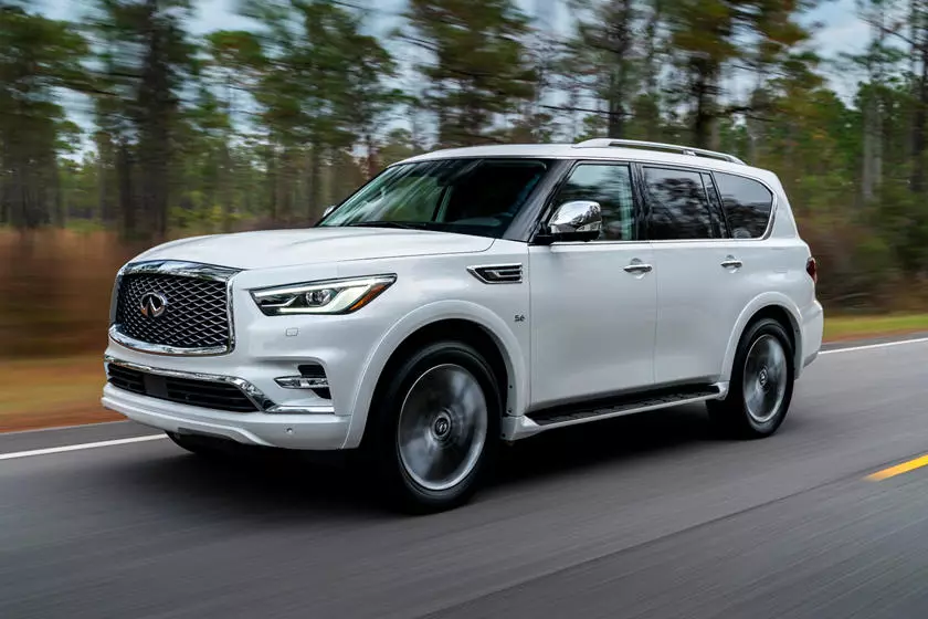 2018-2020 Infiniti QX80 Sê çaryeka pêş çavê milê çepê Di Tevgerê de