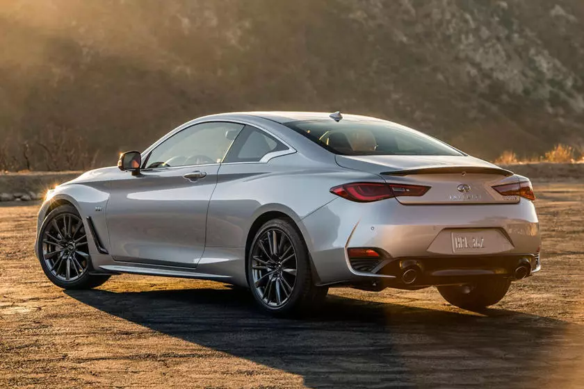 2017-2020 Infiniti Q60 Coupe Rear Angle View