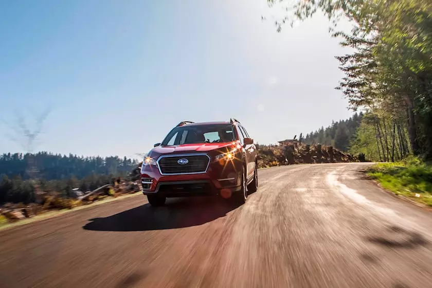 2019-2022 Subaru Ascent Front View Driving