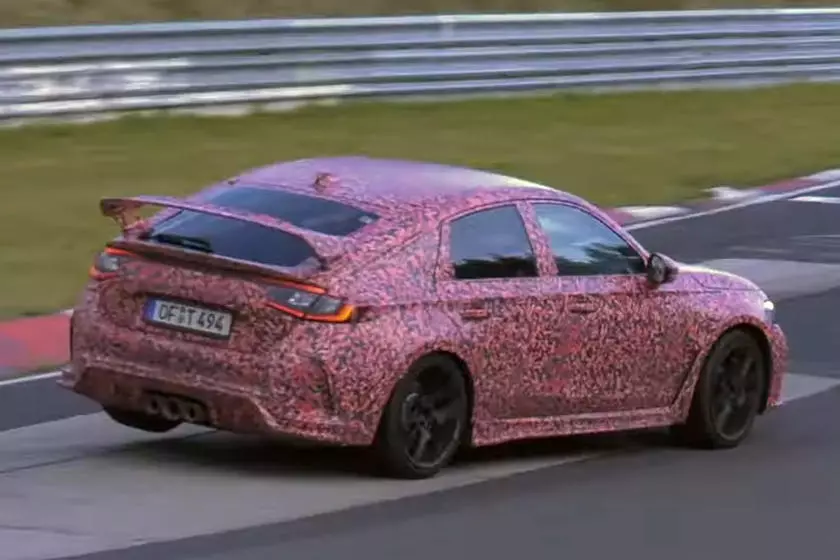 Vaadake 2023. aasta Honda Civic Type R võistlust Nürburgringil 53485_1