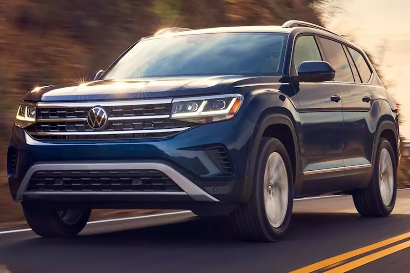 2021-2022 Volkswagen Atlas Front View မောင်းနှင်ခြင်း။