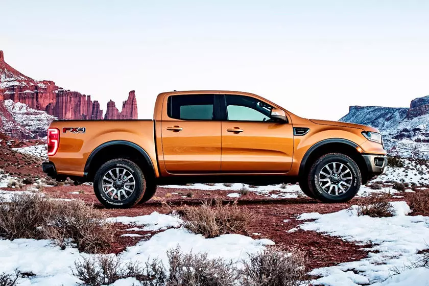 2020-2021 Ford Ranger jobb oldalnézet