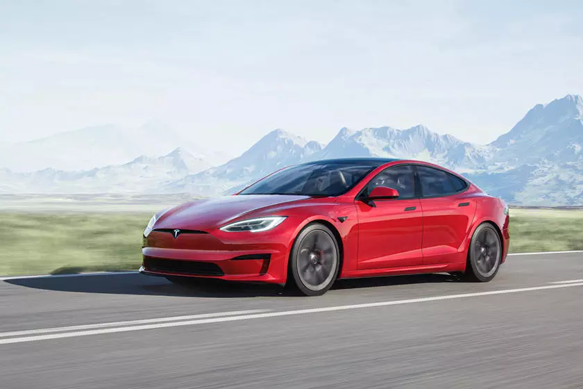 2017-2021 Tesla Model S მართვის წინა კუთხე