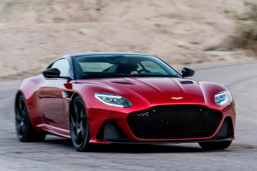 2019-2021 Aston Martin DBS Superleggera Front View Driving